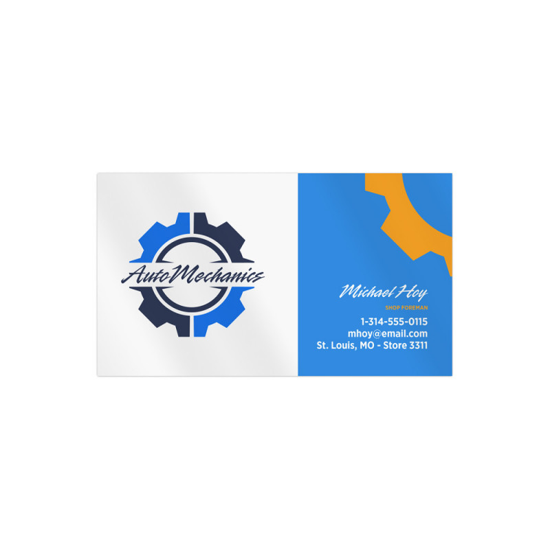 15 mil. Synthetic Business Cards || Business Cards || 1 Sided