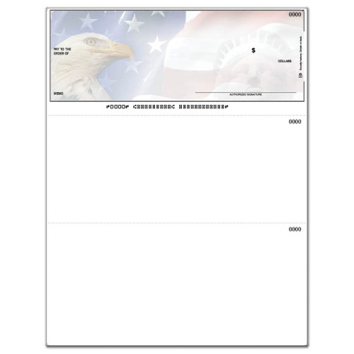 Laser Top Checks, Deluxe Laser Checks, Unlined