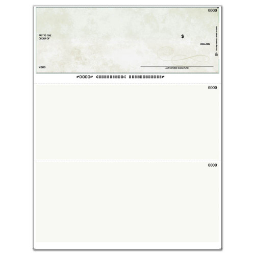 Laser Top Checks, Deluxe Laser Checks, Unlined