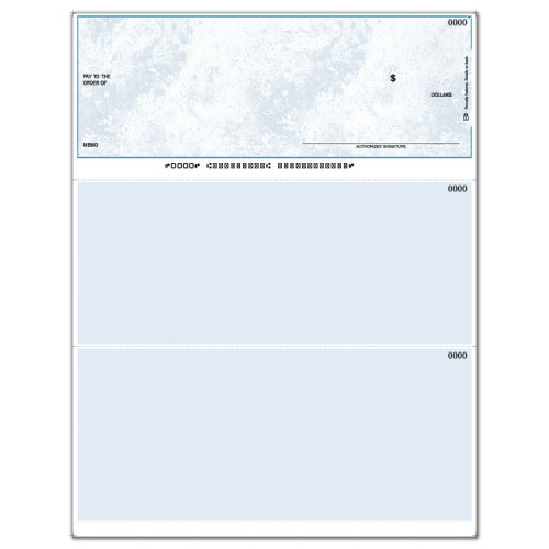 Laser Top Checks, Deluxe Laser Checks, Unlined