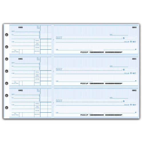 3 To A Page Checks - Business Checks - Business Checks Order
