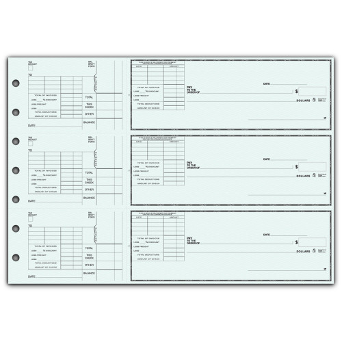 3-To-A-Page Checks with Voucher Stub (53223N) - 3-To-A-Page Checks ...