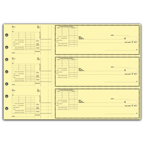 3-To-A-Page Checks with Voucher Stub (53223N) - 3-To-A-Page Checks ...