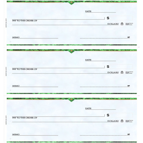 The Newport Deskbook, 3 On A Page Checks Compact Size Checks, Business ...