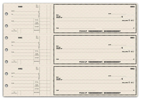 3 To A Page Checks - Business Checks - Business Checks Order