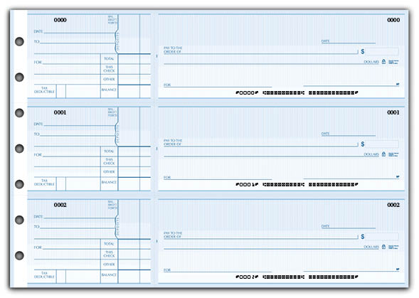 3 To A Page Checks - Business Checks - Business Checks Order
