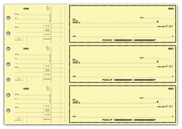 3 To A Page Checks - Business Checks - Business Checks Order